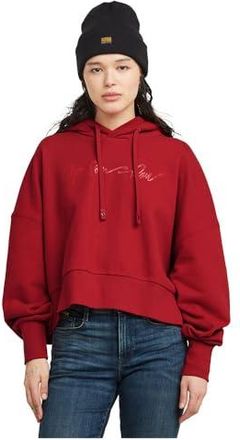 G-Star G-Star Femme G-script ovs hooded sweat, Rouge (baron D25168-D562-1828), L