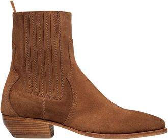 Elia Maurizi Femme, Chaussures, Brun, Taille: 41 EU Bottines &agrave; cheville faites &agrave; la main