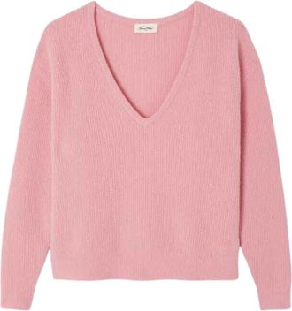 American Vintage Damsville Pullover - Femme - Pulls - Rose - Taille: 36/38 FR
