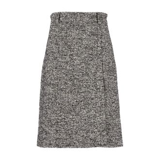 Dolce & Gabbana Jupe Midi - Femme - Jupes - Noir - Taille: 38 FR