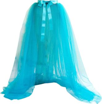 Harilla Rock Damen-Langrock, Damen-T&uuml;llrock, A-Linien-Maxirock mit elastischer hoher Taille, Reifrock-Petticoat mit Gummizug und Spitze, Abendkleid, sexy &Uuml;ber