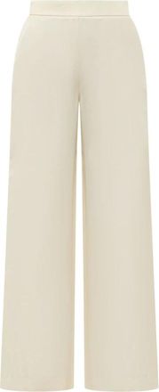 Momoni Femme, Pantalons, Beige, Taille: 42 FR Pantalon Large &Eacute;lastiqu&eacute;