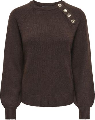 Only Onlemma Ls Button Oneck KNT Noos