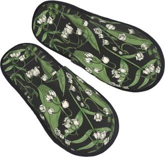 Generic Lis Homme Femme Chaussures De Maison Peluche Pantoufles Doux Chaussons Pour Maison Hiver Automne L