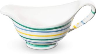 Gmundner Keramik Sauciere F&uuml;llmenge : 0.2 Liter Buntgeflammt Geschirr, handgemacht in &Ouml;sterreich