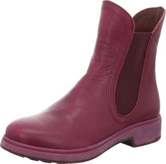 Think Damen COGITA chromfrei gegerbte nachhaltige Chelsea-Boots, 5010 Magnolia, 36 EU