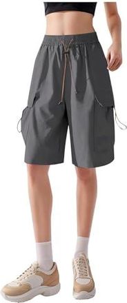 Generic Short De Bain Femme avec Slip Int&eacute;gr&eacute; Ete Plage &Eacute;lastique Anglaise Handball Safari Carreaux Int&eacute;gr&eacute; Solde Brillant Nylon Soccer Fete Saharien Rando Sh