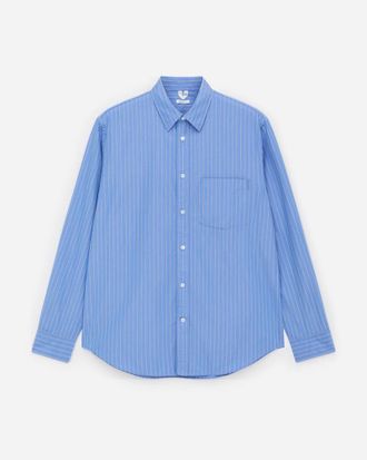 Arket Legeres Popeline-Hemd -Blau