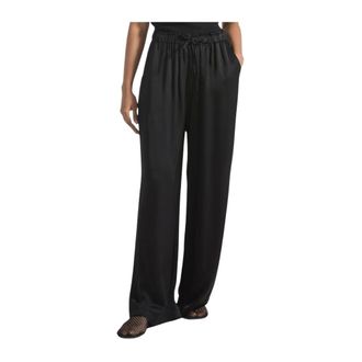 Deha Deha, Femme, Pantalons, Noir, Taille: 38 FR Palazzo Pantalons