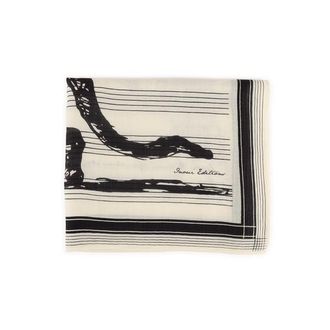 Inou&iuml; Editions Foulard imprim&eacute; en laine