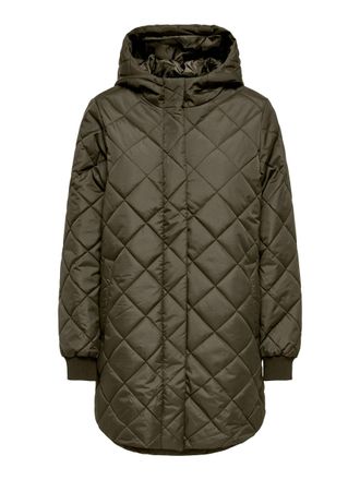 Only Onljuliet Quilted Hood Zip Coat Otw Noos