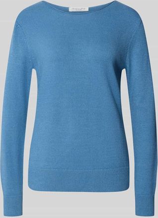 Christian Berg Regular Fit Strickpullover aus Viskose-Mix mit U-Boot-Ausschnitt