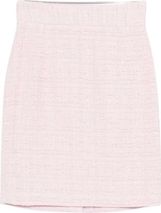 Tagliatore Femme, Jupes, Rose, Taille: 38 FR Nell Textured Mini Skirt