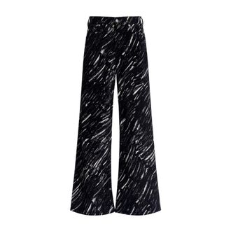 Marni Femme, Jeans, Noir, Taille: 36 FR Pantalon Noir pour Femmes