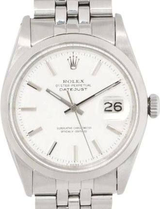 Rolex Montre Datejust 36 Ref. 1600 Pie Pan Dial doccasion - Homme - Pre-owned - Blanc - Taille: ONE Size