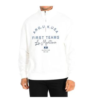 La Martina Zip-Up Sweatshirt - - Sweatshirts & Hoodies - Herren - Wei&szlig; - S
