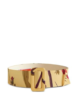 La DoubleJ ceinture à fleurs - Jaune