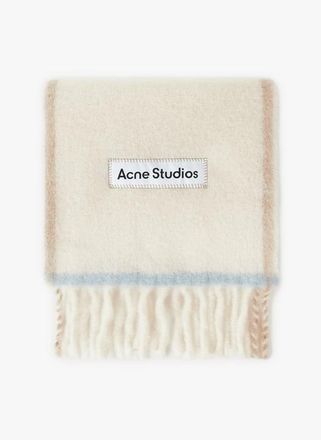 Acne Studios Echarpe en laine m&eacute;lang&eacute;e