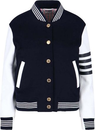 Thom Browne Bomber - Bleu