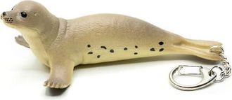 Miniblings Porte-cl&eacute;s en forme de phoque conique, phoque hurleur, points - Bijou fantaisie fait &agrave; la main I Pendentif porte-cl&eacute;s porte-cl&eacute;s, multicolore, 115mm