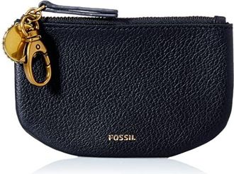 Fossil Idée cadeau pour femme Polly, Pochette en cuir écologique noir 13,0 cm L x 1,2 cm l x 7,9 cm H SLG1465001
