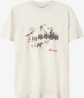 Isabel Marant T-shirt Zewel - Femme - &Eacute;cru - Taillexs - Marant &Eacute;toile