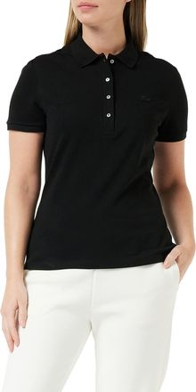 Lacoste Damen PF5462 Poloshirt, Black, 38