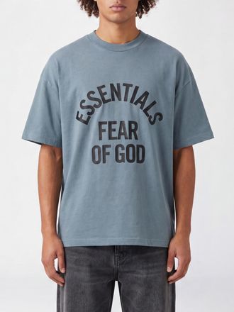 Fear of God T-shirt en coton avec logo contrastant et &eacute;paules tombantes
