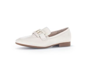 Gabor Damen Slipper, Frauen Halbschuhe,Moderate Mehrweite (G),Schlupfschuhe,schluepfschuhe,Mokassins,Slip-ons,Neve (Uni+Gold),40.5 EU / 7 UK