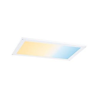 Paulmann 99951 éclairage de meubles LED Clever Connect panneau Flad Tunable White 12V carré incl. 1x6 watts gradable Blanc dépoli plastique 2700-6500K