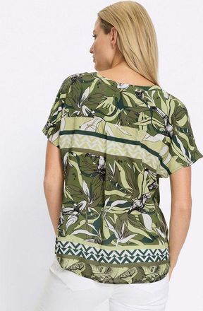 Heine Klassische Bluse Druck-Bluse Kurzarm