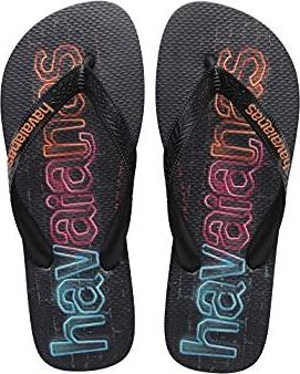 Havaianas Logomania Print, Tongues Mixte Adulte, New Graphite, 33/34