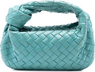 Bottega Veneta Hobo Bags - Mini Nappa Intrecciato Jodie - Gr. unisize - in Blau - f&uuml;r Damen