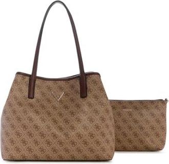 Guess Sac Victoria 2 en 1 couleur caf&eacute; logo