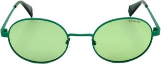 Polaroid unisex, Accessoires, Vert, Taille: 51 MM Lunettes de soleil unisexes en m&eacute;tal vert
