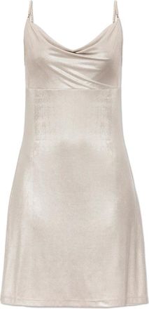 Versace Jeans Couture Femme, Robes, Beige, Taille: 36 FR Pearl-Strap Dress