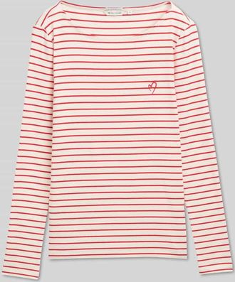 Tom Tailor Regular Fit Langarmshirt aus Baumwoll-Mix