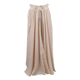 Patou Femme, Jupes, Rose, Taille: 34 FR Longue jupe avec cordon de serrage &agrave; la taille
