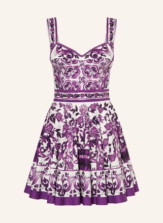 Dolce & Gabbana Cocktailkleid Majolica lila