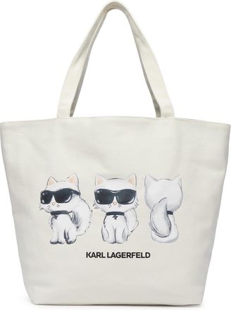 Karl Lagerfeld Handtasche KARL LAGERFELD B4W50030 Creme