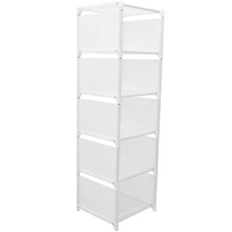 BESPORTBLE Faltbarer Schuhst&auml;nder 6 Ebenen Platzsparendes Eckschuhregal aus Robustem Material Gro&szlig;er Stauraum f&uuml;r Schuhe und Taschen Schuhaufbewahrungsregal f&uuml;r 