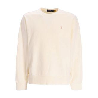 Ralph Lauren Loopback Fleece Sweatshirt - - Sweatshirts & Hoodies - Herren - Beige - XL
