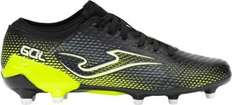 Joma Herren GOL 2501 Amarillo Flúor Firm Ground Oxford-Stiefel, schwarz Neongelb, 40.5 EU