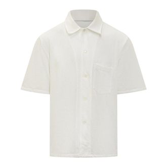 Our Legacy Homme, Chemises, Blanc, Taille: L Box Shirt Shortsleeve