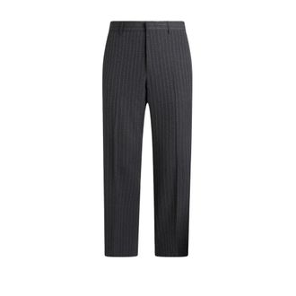 Etro Wollhose - - Trousers - Herren - Grau - L