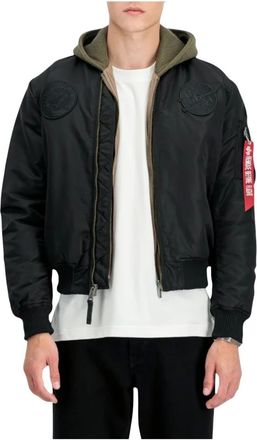 Alpha Industries Homme, Vestes, Noir, Taille: L Ma-1 VF Nasa Jacket