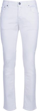 Jacob Cohen Homme, Jeans, Blanc, Taille: W34 Pant 5 Pkt Slim Fit Nick