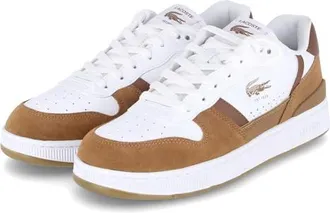 Lacoste T-Clip Set 225 4 Sma Baskets pour homme, Blanc/marron, 42 EU