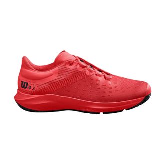 Wilson Herren KAOS 3.0 Clay Tennisschuhe, rot/schwarz, 46 2/3 EU