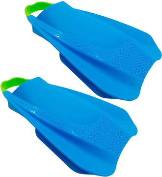 Generic Schwimmflossen, Modell aus Silikon mit offener Ferse, kurz und tragbar, f&uuml;r Anf&auml;nger, f&uuml;r Schwimmbad,, Meer, Tauchen und Schnorcheln